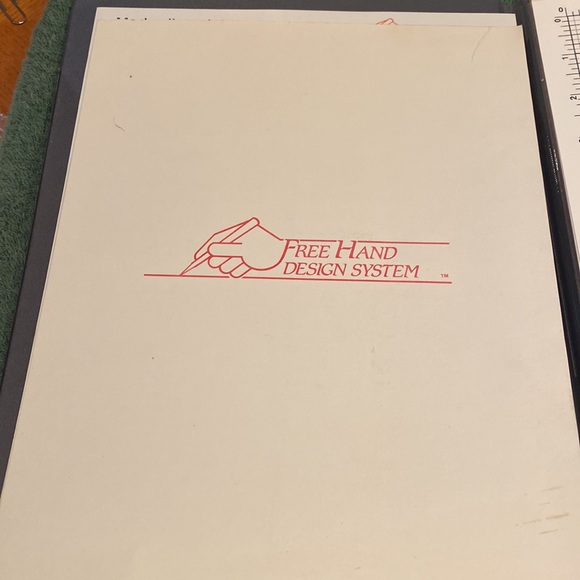 Office | Vintage Free Hand Design System In Padfolio | Poshmark